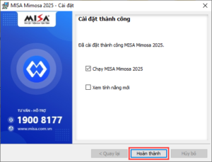 Tải và cài đặt phần mềm – MIMOSA2025